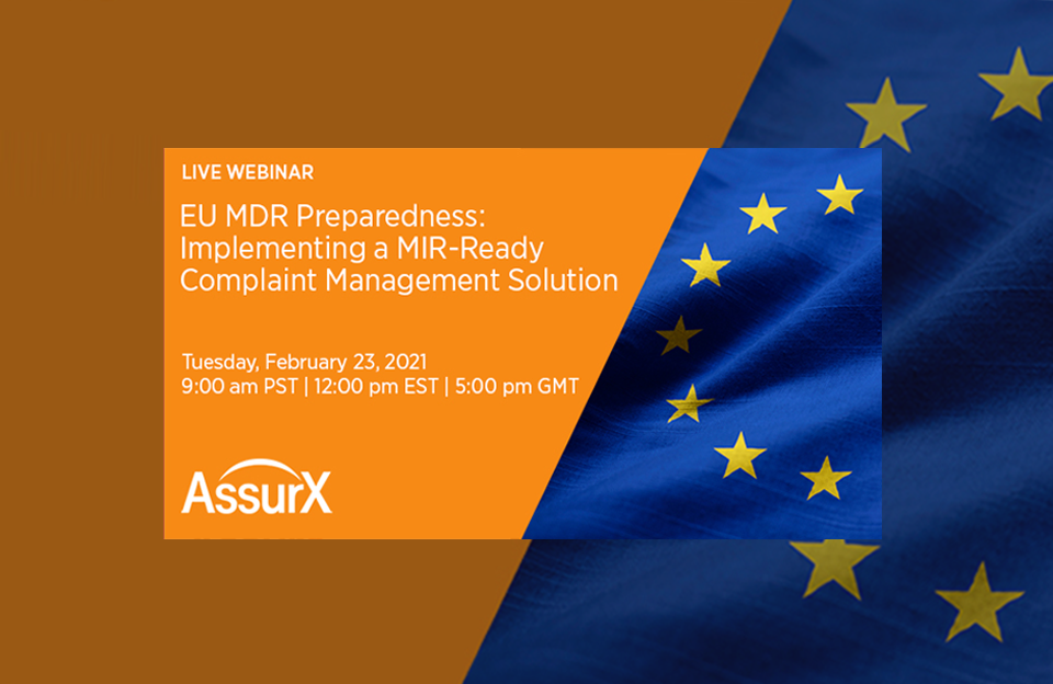 Are you Ready for the New EU Medical Device Requirements? Free Webinar