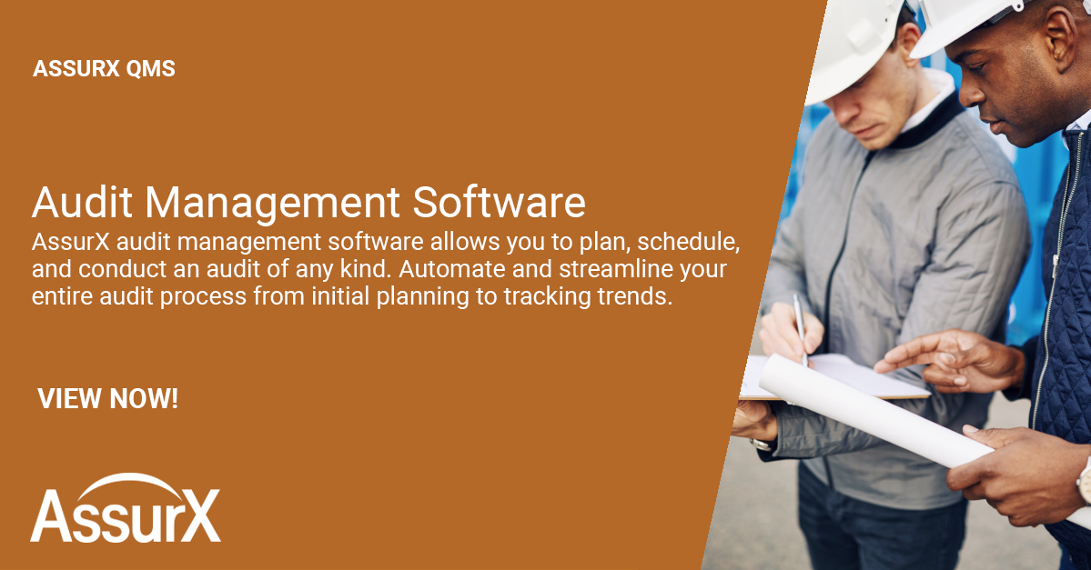 Audit Management Software - Quality Management Solutions | AssurX