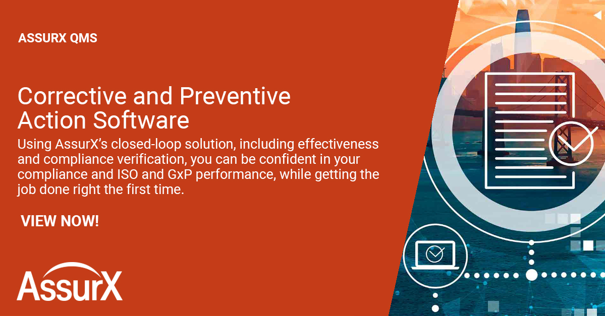 Corrective and Preventive Action (CAPA) Software | AssurX QMS