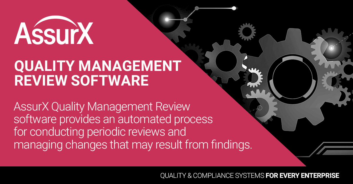 Quality Management Review Software | AssurX