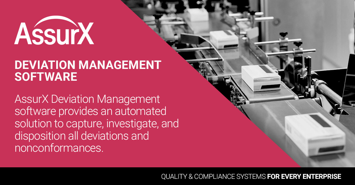 Deviation Management Software | Deviation Software | AssurX