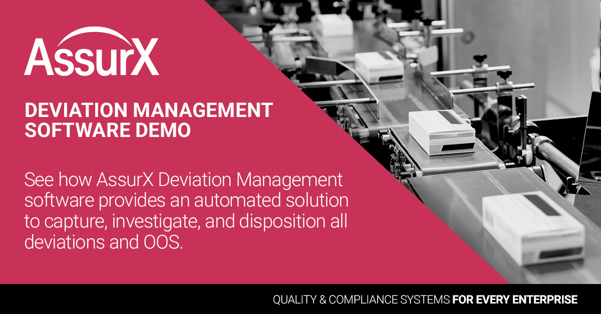 Deviation Management Solution Demo | QMS Deviation Management Solution Demo | QMS