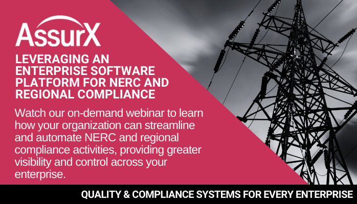 Plataforma de software empresarial para NERC y cumplimiento regional