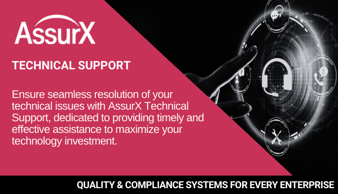 AssurX Technical Support: Fast and Effective Solutions