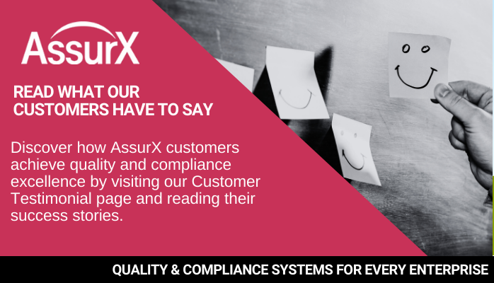 Customer Testimonials - QMS Software | AssurX