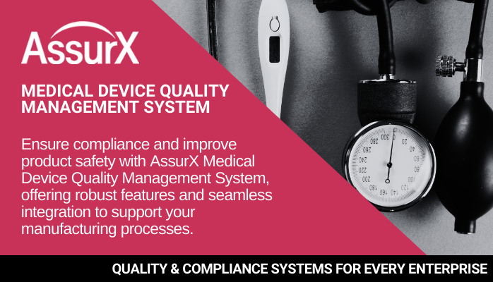 Medical Device Quality Management System Software | AssurX